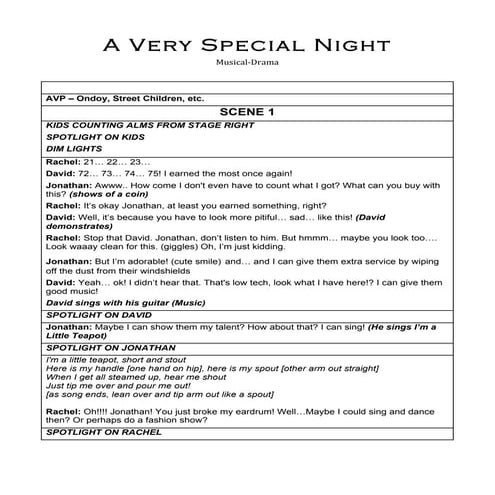 A Very Special Night | PDF