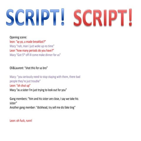 Burger boy screenplay | PDF