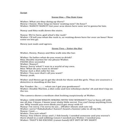 House party script pdf 2.0 | PDF