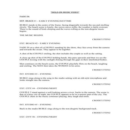 Script | DOCX | Beach Travel | Travel Type