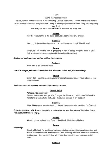 Gta5 script full | DOCX