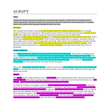 Music video script_template | DOCX