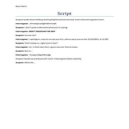 A2 script | PDF