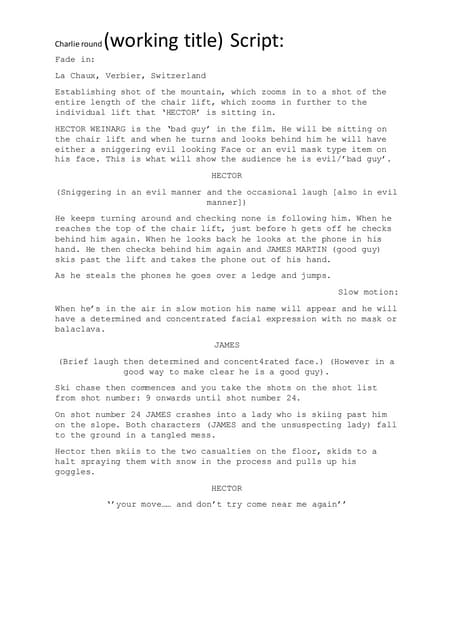 Written Analysis - I AM LEGEND | DOCX