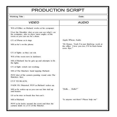 Script ryan banks | PDF