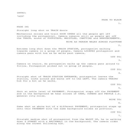 Script | DOCX | Cameras and Camcorders | Consumer Electronics