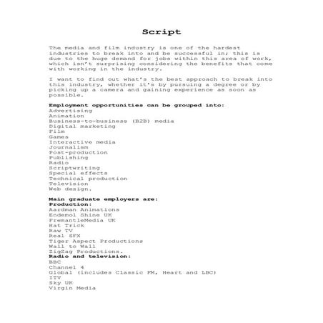 Script | PDF