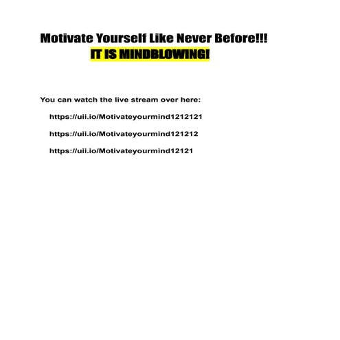 Motivational Videos | PDF