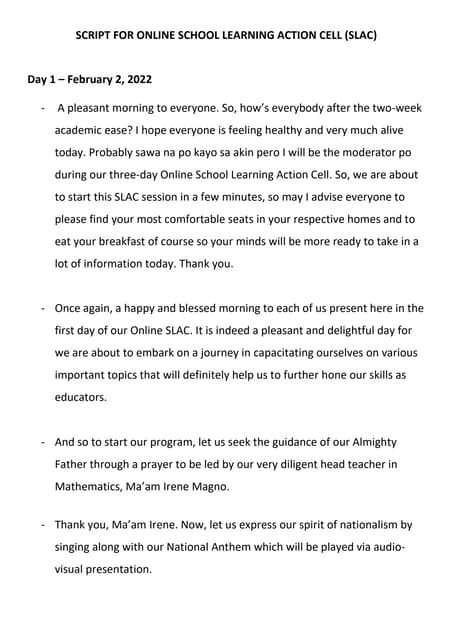 DEMONSTRATION LESSON IN ENGLISH 4 MATATAG CURRICULUM | PDF