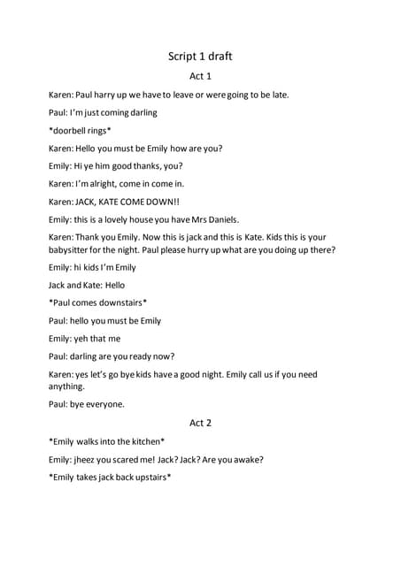 Final production script unit 10 | DOCX | Screenwriting | Content Production