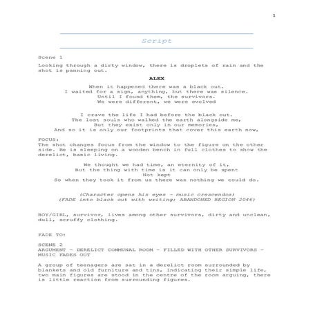 Final Script | DOCX