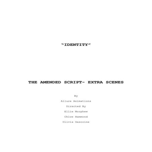 Script amended | PDF