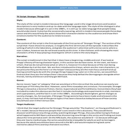 Script Analysis Docx