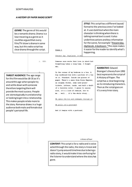 Script analysis prisoners film | PDF