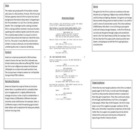 Script analysis | PPT