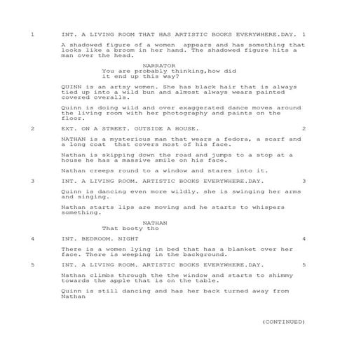 Script my film 'Candy' | PDF