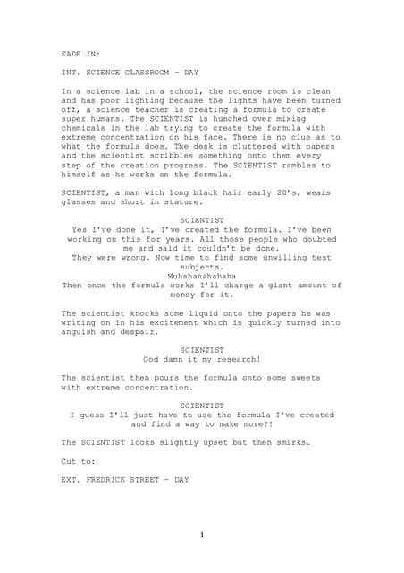 Script by josh final | DOCX | Obscenity and Profanity | Sensitive Topics