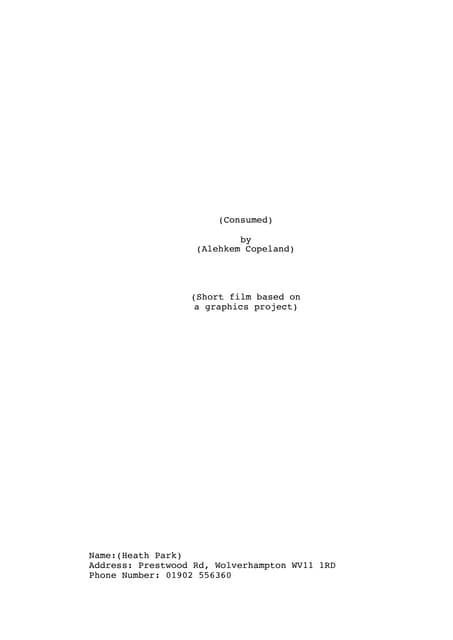 Facade script wuth shot number | PDF