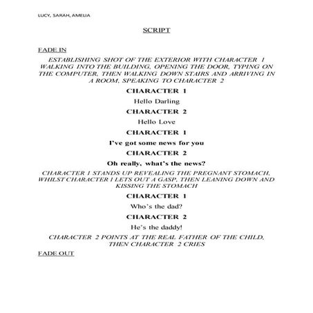 SCRIPT FOR CONVERSATION | PDF