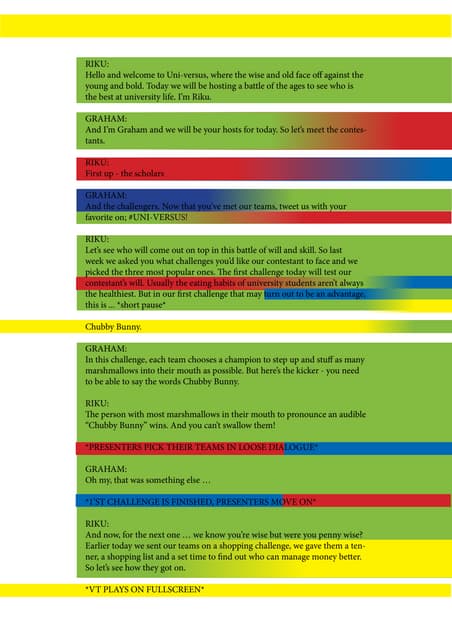 Uni versus Script | PDF