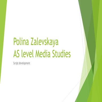 Script development | PPTX