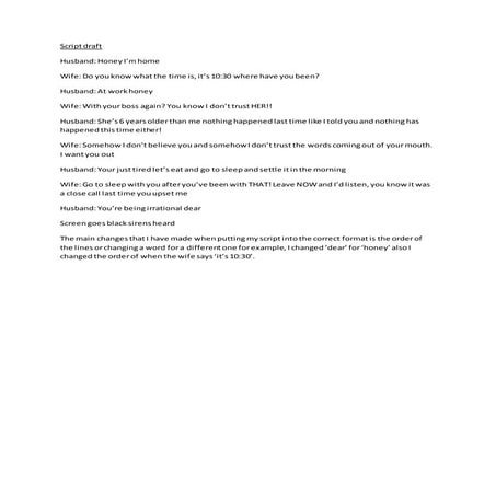 Script Draft | DOCX
