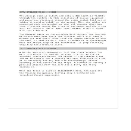 Lazarus - Script Draft 1 | PDF