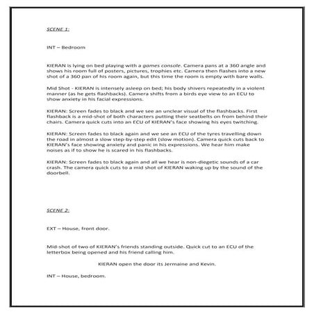 Script draft 1 | DOC