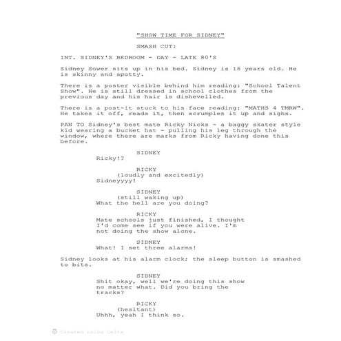 Mute script draft 2 | PDF