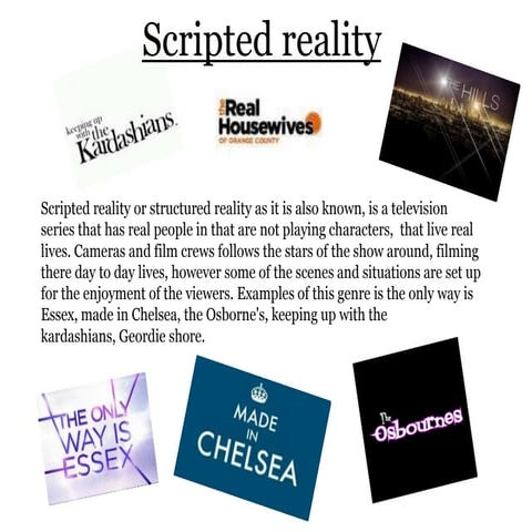 The advantages and disadvantages of reality tv | PPTX