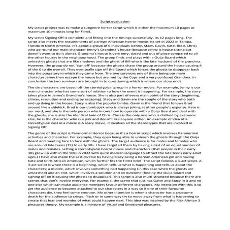 script evaluation that is due.docx