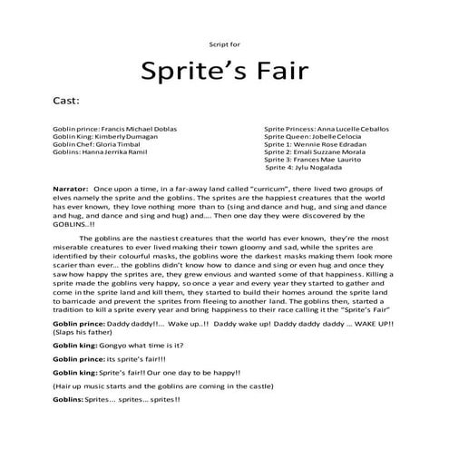 Script high school musical | DOCX