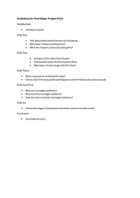 Script for pitch | DOCX