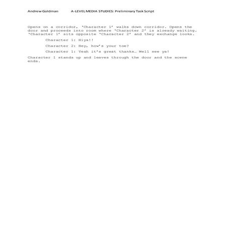 Script for prelim | PDF