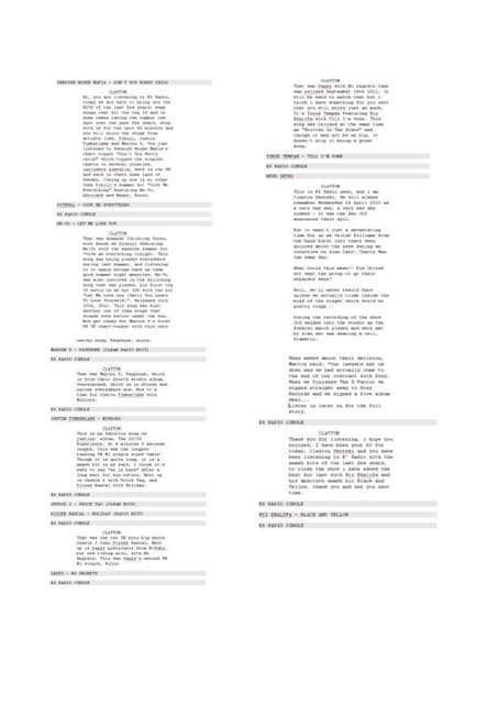 Script for radio show | PDF Script for radio show | PDF