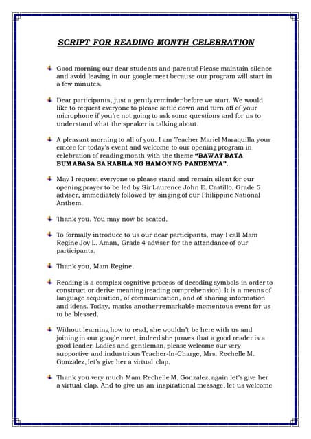 Send off and installation ceremony script (toastmaster) | DOCX