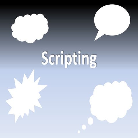 Scripting | PPTX | Screenwriting | Content Production