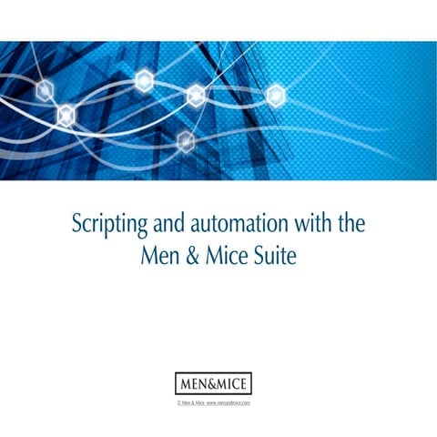 Scripting and automation with the Men & Mice Suite | PDF | Web ...