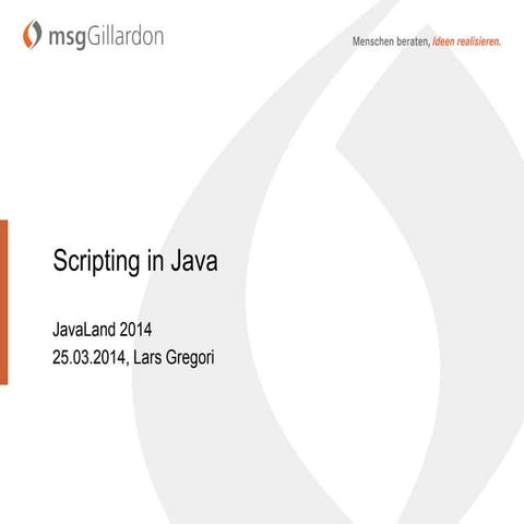Scripting In Java | PPT