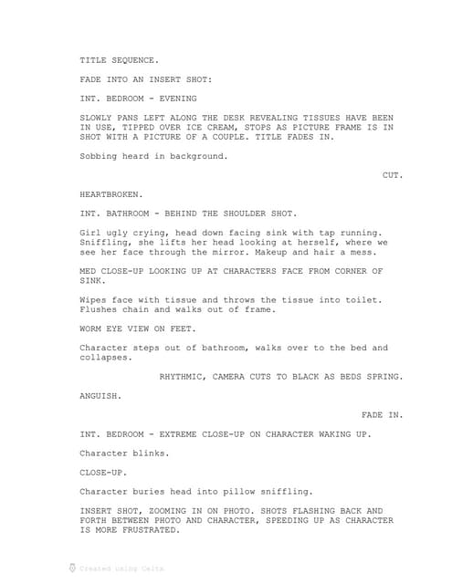 Filming techniques | DOCX