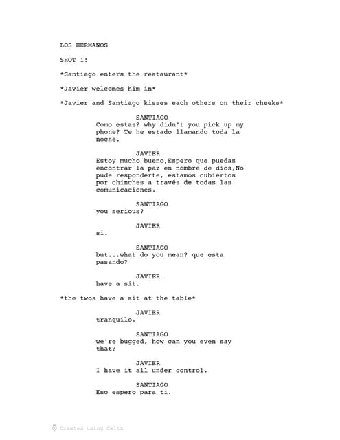 Los Hermanos(Short Movie)-Location Scout | PDF