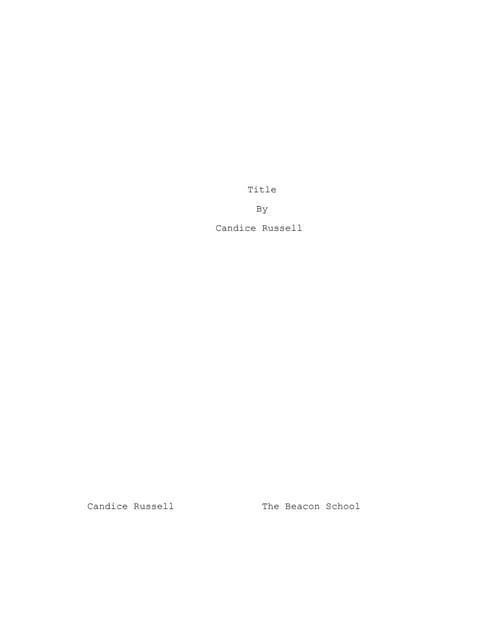 Script mouse annotated | PDF