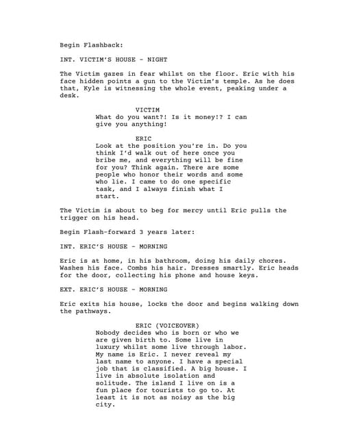 Finger On Trigger Script Pdf