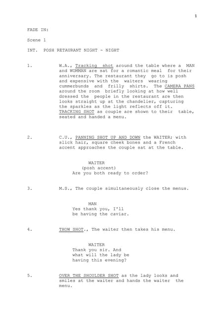 Screenplay | PDF