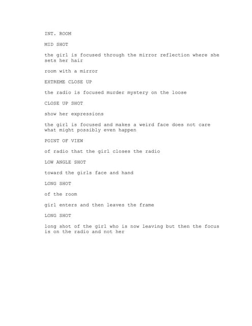 Opening scene script-2 | PDF | Movies | Entertainment