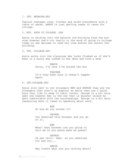 Movie script | PDF