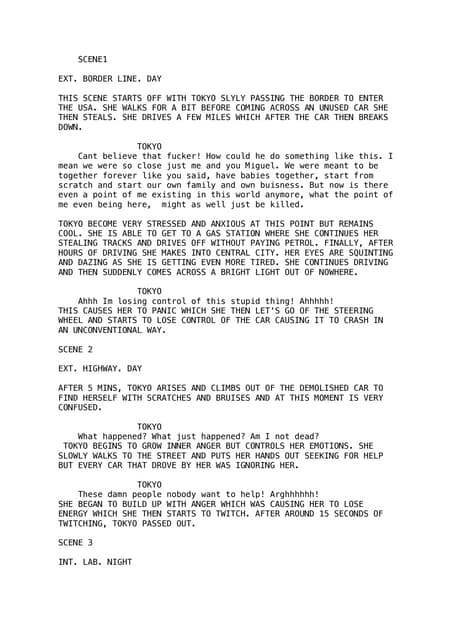 'The shadows' script | PDF