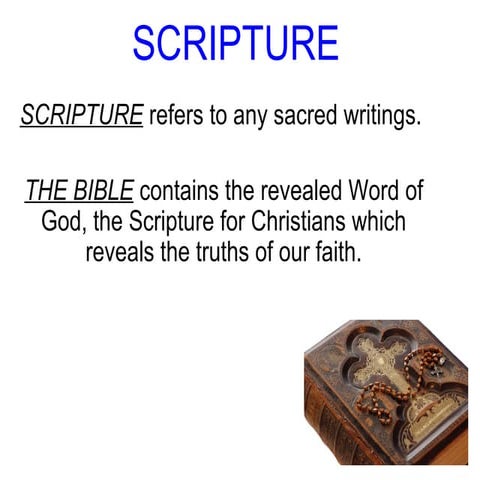 Scripture Grade 7 | PPT
