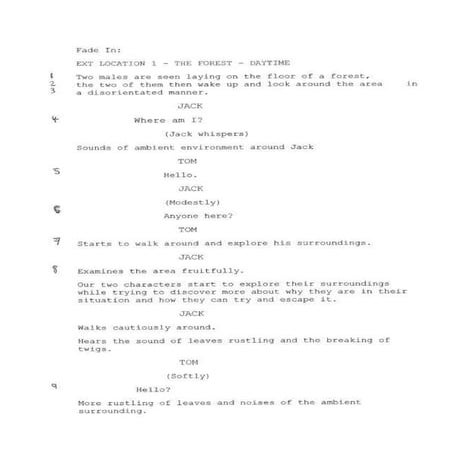 Script with shots from shooting script | PDF
