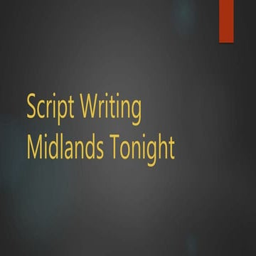 Script Writing | PPT